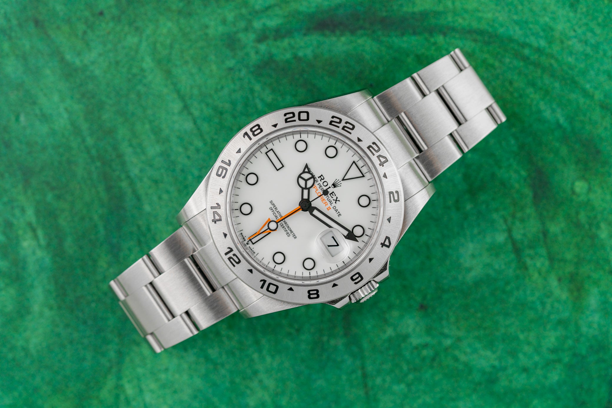 Rolex Explorer II White Polar Dial Stainless Steel Model